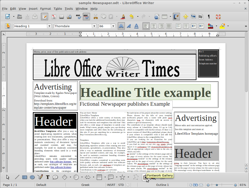 Libreoffice Writer Templates Howto Howto Techno